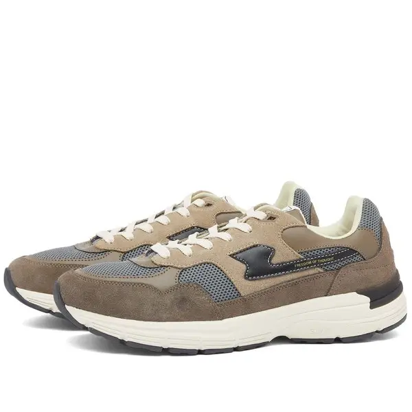 S.W.C STEPNEY WORKERS CLUB Amiel S-strike Runner Sneakers - Grey