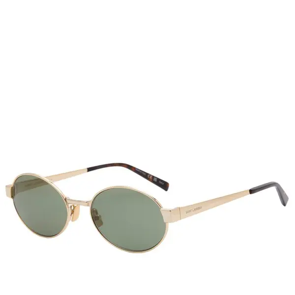 Saint Laurent Sl 692 Sunglasses - Gold/green