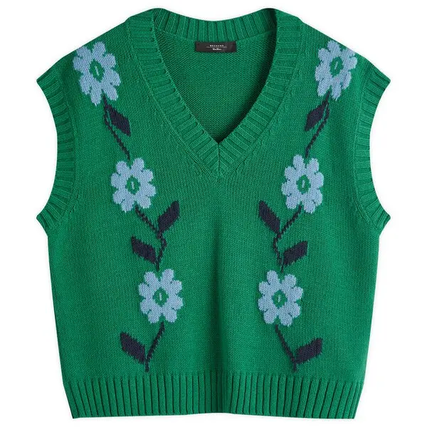 WEEKEND BY MAX MARA Knitted Waistcoat - Green