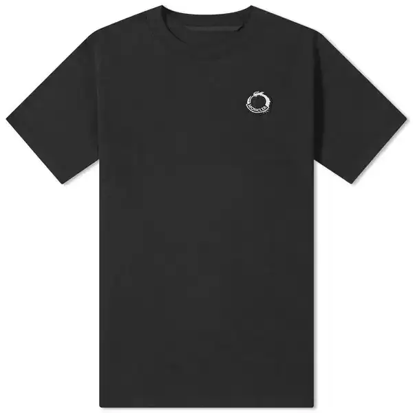 Moncler Dragon Short Sleeve T-Shirt - Black | Editorialist