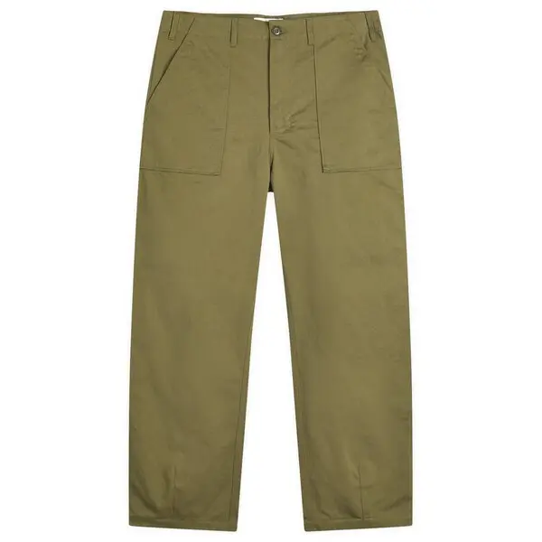 Universal Works Twill Fatigue Pants - Light Olive