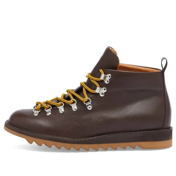 FRACAP M120 Ripple Sole Scarponcino Boots - Dark Brown