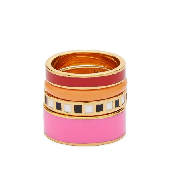 ROXANNE ASSOULIN Banded Rings Set Of 4