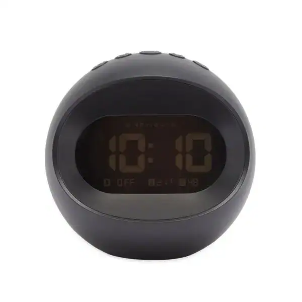 Newgate Clocks Centre Of Earth Led Alarm Clock In Black 36% Off