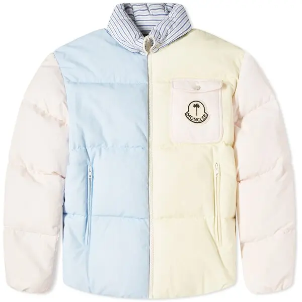 Moncler X Palm Angels Douady Jacket - White Blue