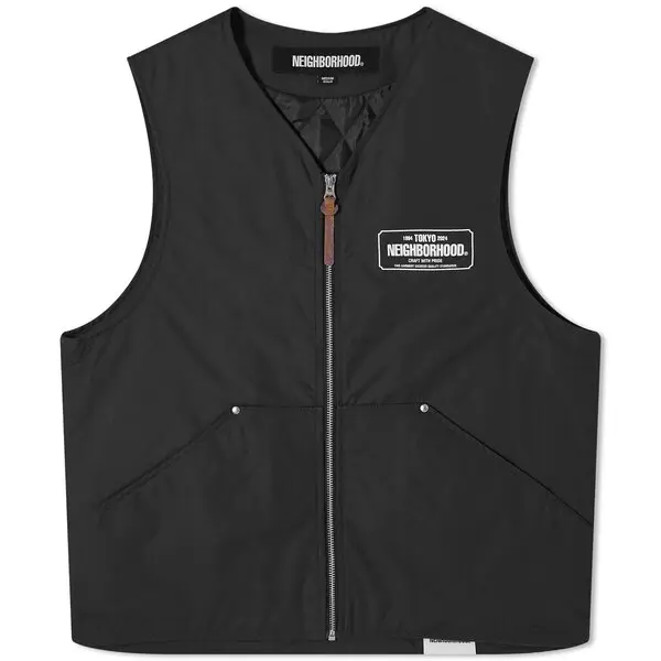 トップス neighborhood PADDED WORK VEST Neighborhood Padded Work Vest Black | END. (US)