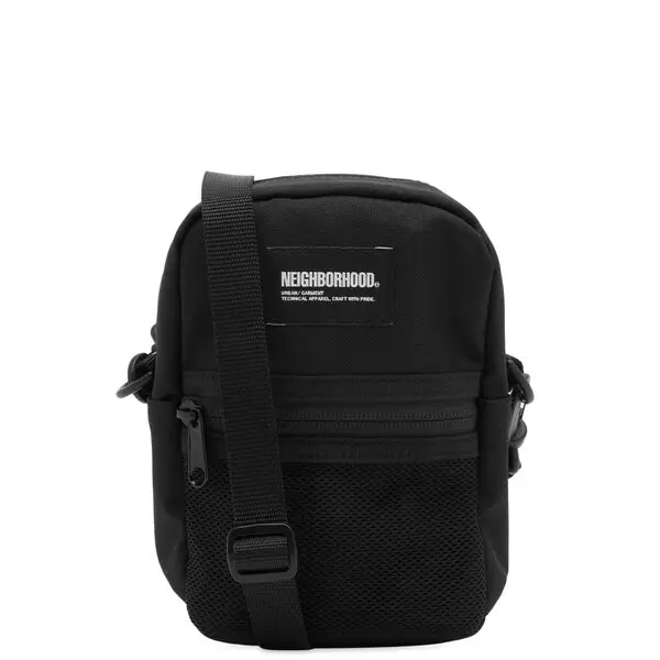 NEIGHBORHOOD Mini Vertical Bag - Black | Editorialist
