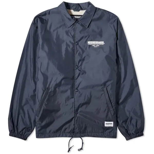 Neighborhood Windbreaker Coach Jacket In Navy - 60% Off | Editorialist