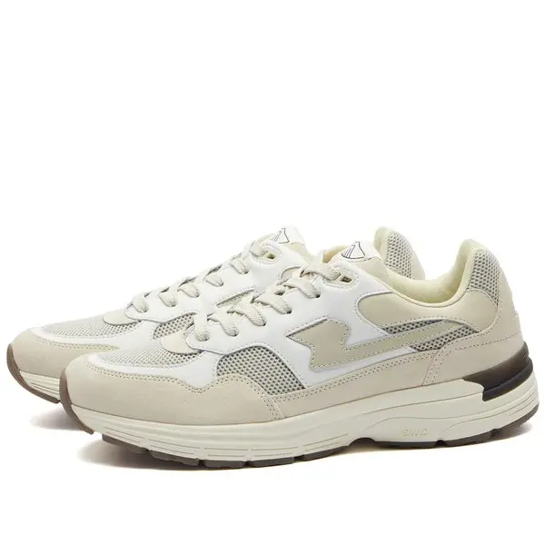 S.W.C STEPNEY WORKERS CLUB Amiel S-strike Runner Sneakers - White Ecru