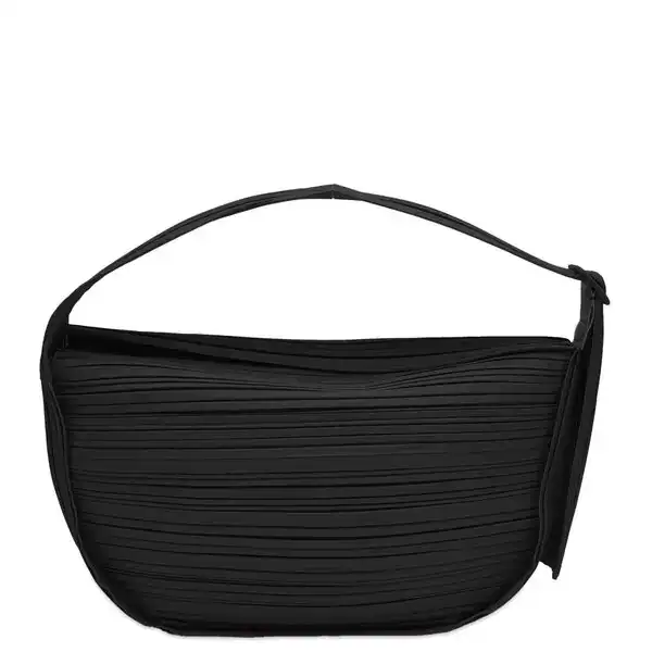 Buy Issey Miyake Half Moon Pleats Bag - Black At 49% Off