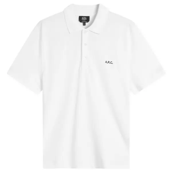 A.p.c. Carter Logo Polo Shirt - White