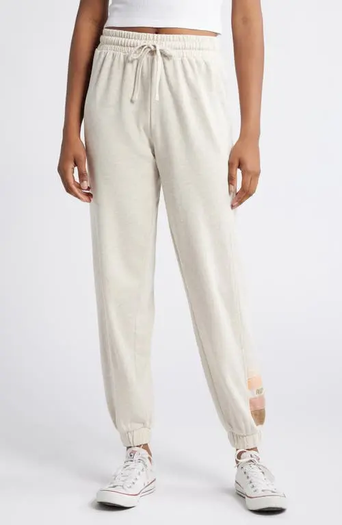 Rip Curl High Tide Fleece Sweatpants - Oatmeal Marle