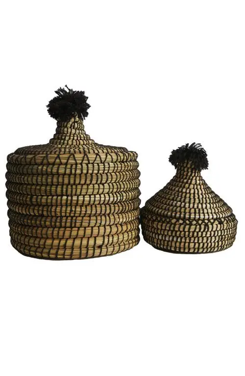 VERVE CULTURE Moroccan Bread Basket Set