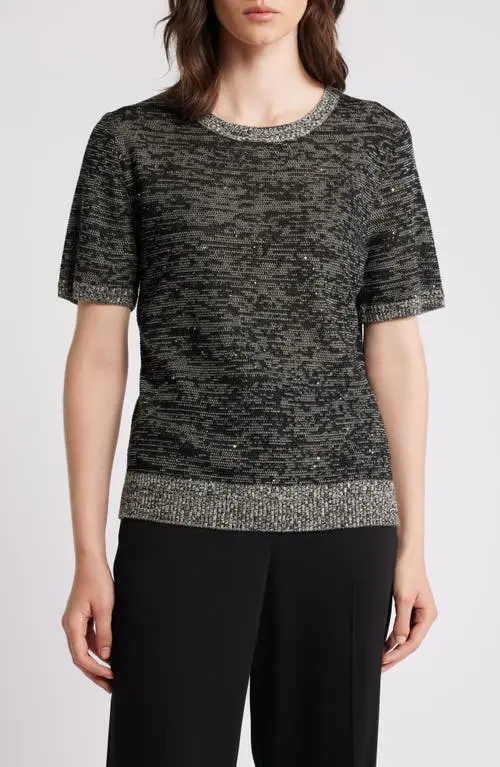 Kobi Halperin Noa Metallic Sweater - Black Multi