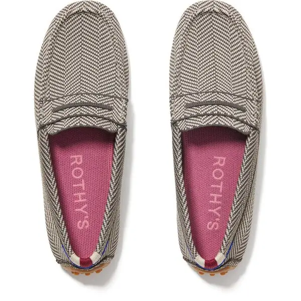 Rothy's The Driver Loafer - Iron Herringbone