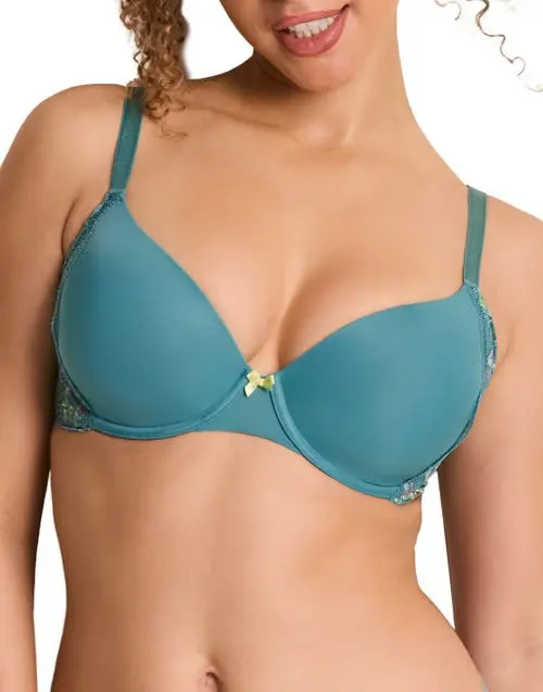 ADORE ME Paxton Contour Full Coverage Bra - Floral Blue