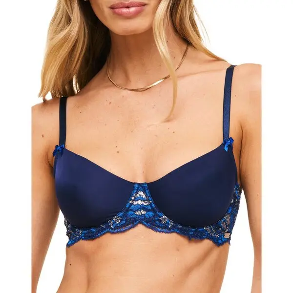 ADORE ME Missy Unlined Demi Bra - Dark Blue