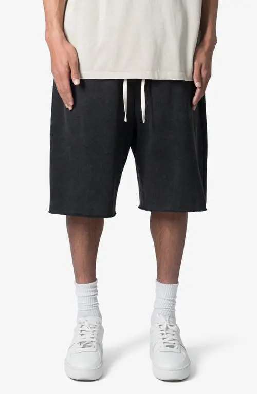 Mnml Ultra Baggy Sweat Short - Washed Black