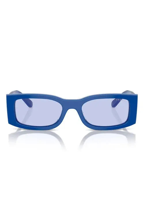 VOGUE 53mm Rectangular Sunglasses - Blue