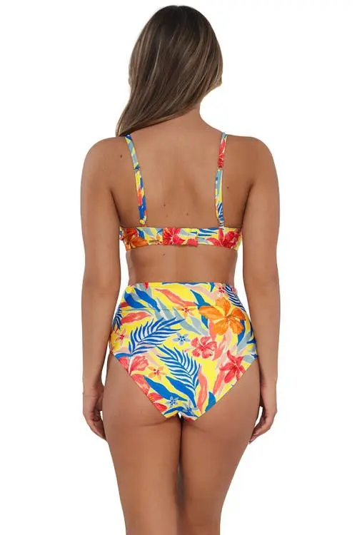 SUNSETS Capri High Waist Bikini Bottom - Suncatcher