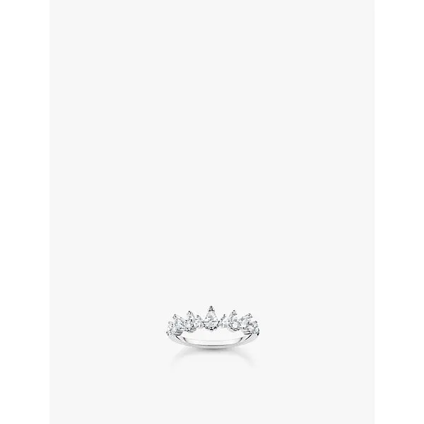 THOMAS SABO 925 Sterling-silver And Zirconia Ring