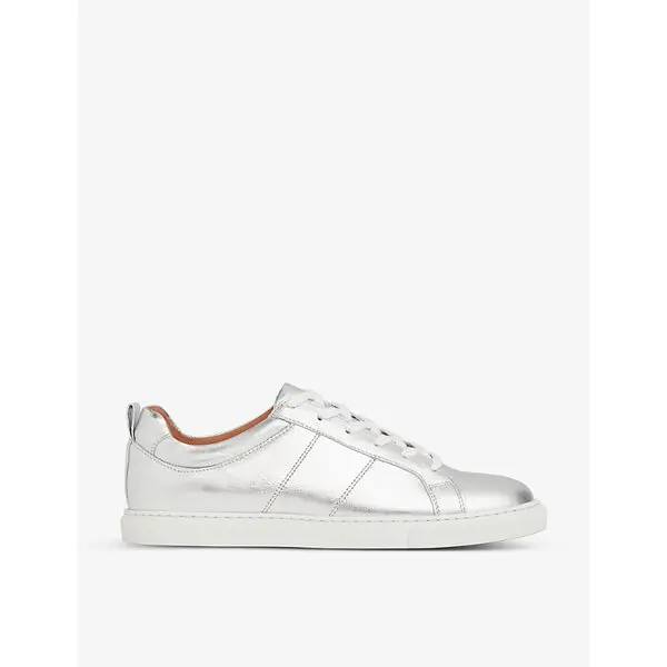 Whistles Koki Metallic-leather Low-top Trainer