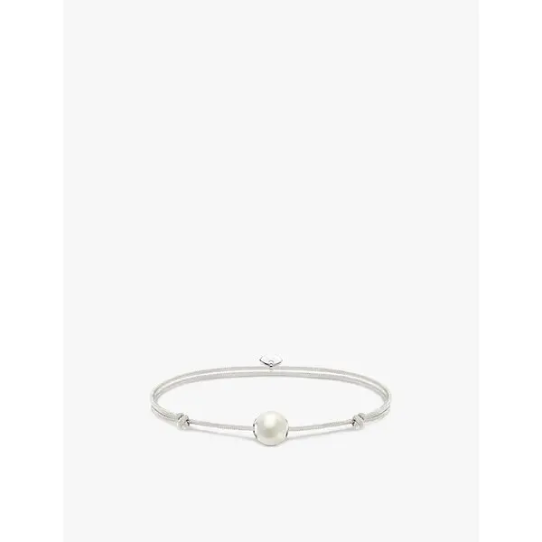 THOMAS SABO Karma Secrets Sterling-silver And Freshwater Pearl Cord Bracelet - Textile & Pearl