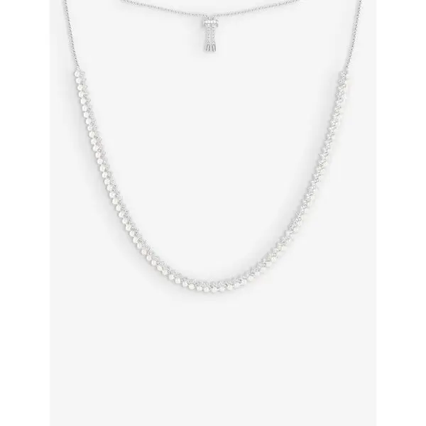 APM MONACO Up And Down Necklace - Silver
