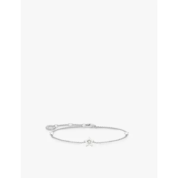 THOMAS SABO Star-embellished Sterling Silver Charm Bracelet