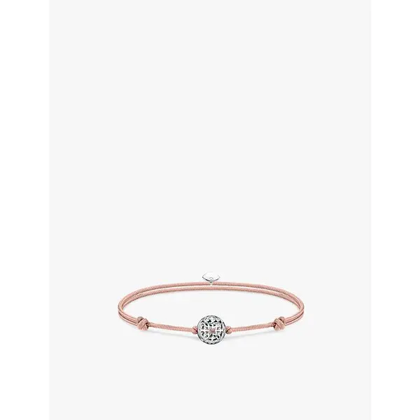 THOMAS SABO Karma Secret Beaded Bracelet - Textile & Silver
