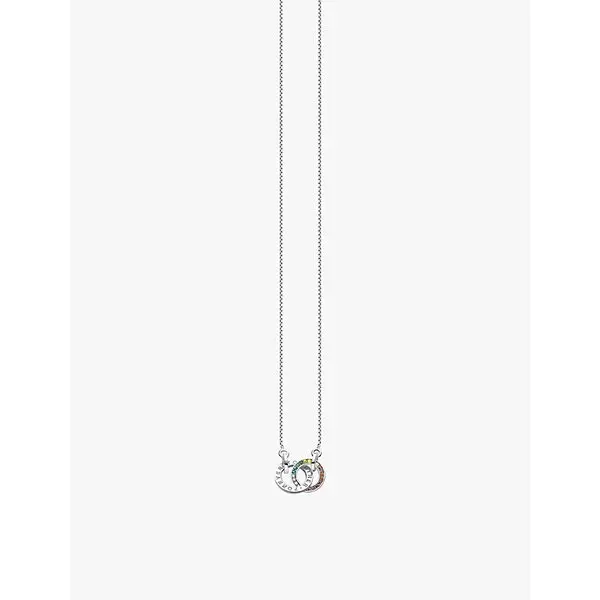 THOMAS SABO Together Sterling Silver And Cubic Zirconia Necklace - 925 Blackened Silver