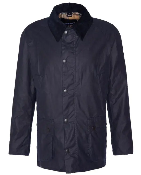 Barbour Ashby Waxed Jacket - Blue