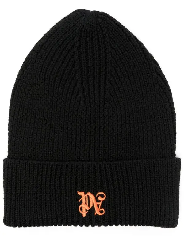 Palm Angels Monogram Beanie