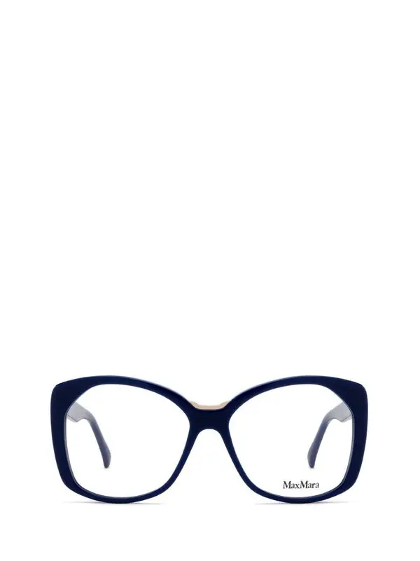 Buy Max Mara Eyeglasses - Shiny Blue At 33% Off | Editorialist