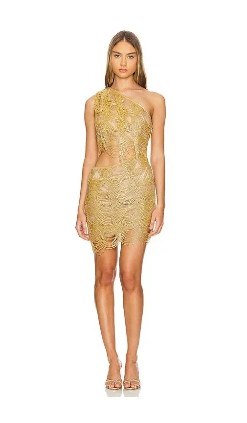 Bronx And Banco Wayla One Shoulder Mini Dress