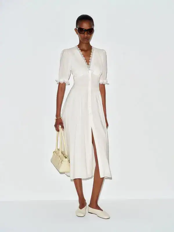 Reformation Ketra Dress | Ivory | 2