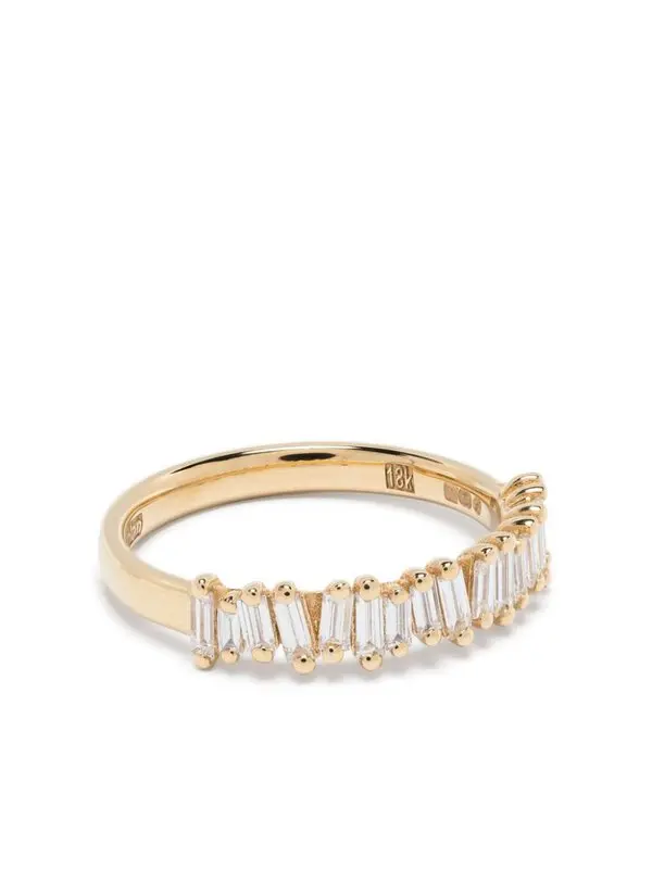 SUZANNE KALAN 18k Yellow Diamond Eternity Band Ring
