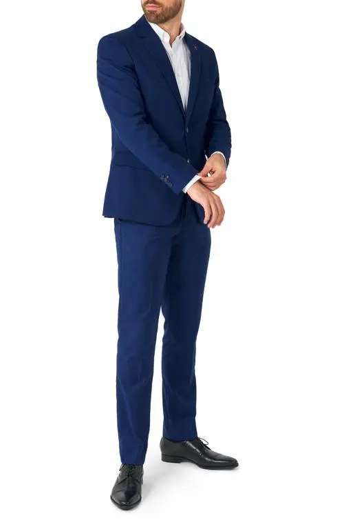 Opposuits Daily Tailored Fit Dark Two-piece Suit - Blue