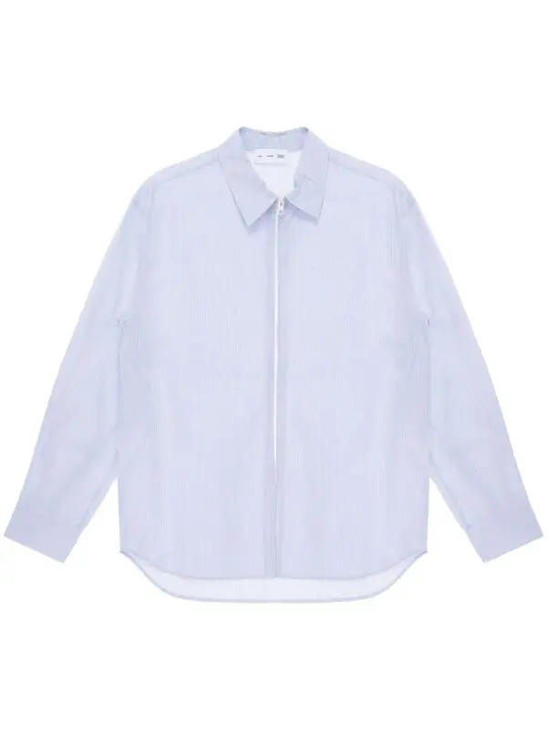 POST ARCHIVE FACTION Striped Cotton Shirt