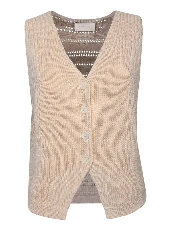 ATOMO FACTORY Knitted Pointelle Vest