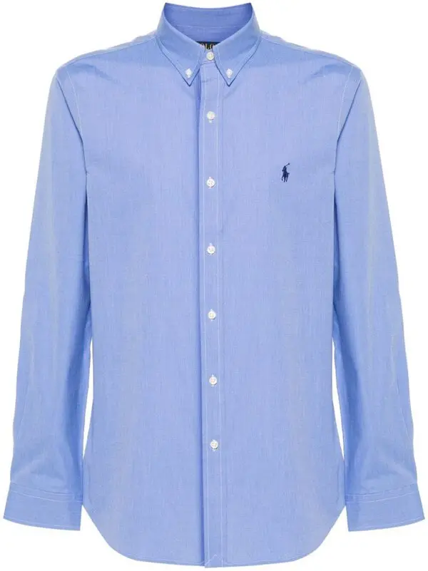 Ralph Lauren Slim Fit Striped Shirt - Blue