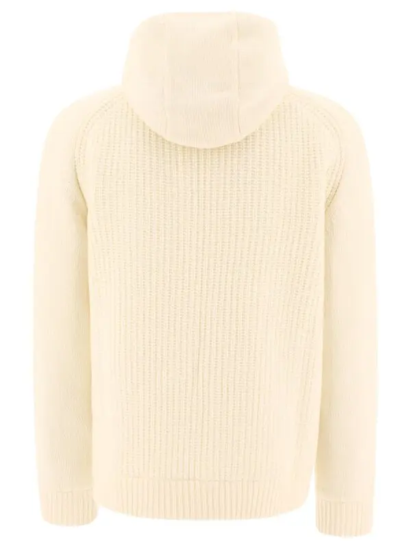 Herno Reversible Padded Wool Bomber Jacket - White