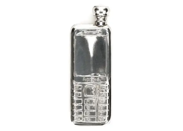 Supreme Burner Phone Pewter Flask