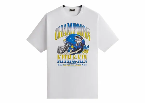 Kith Kin Champions 1996 Vintage Tee Shirt - White
