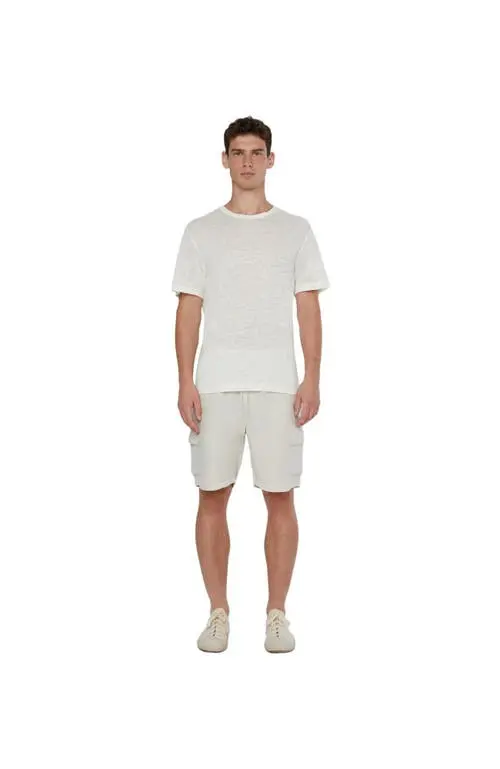 Onia Air Linen Pull-on Cargo Short - Stone