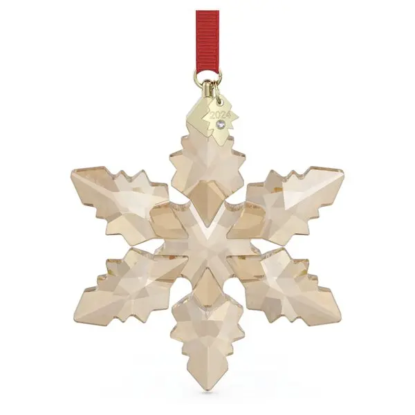 SWAROVSKI Annual Edition Festive Ornament 2024 - Gold Tone