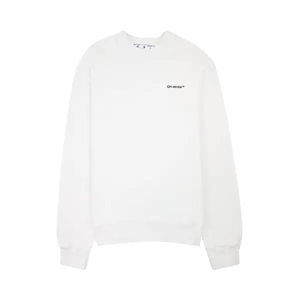 Off-White Wave Diag Sweatshirt - White