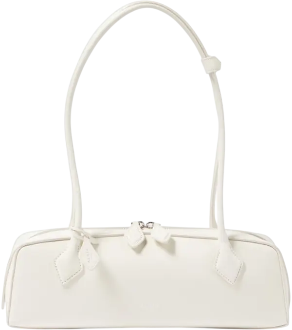 Alaïa Le Teckel Medium Shoulder Bag - White
