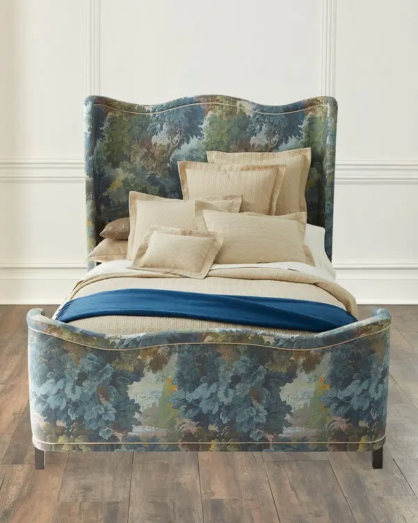 MASSOUD Akey Shelter Bed, Queen