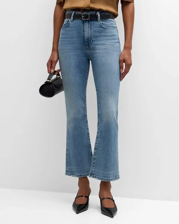 Frame Le Crop Mini Boot Worn Fray Jeans - Whimsy | Editorialist